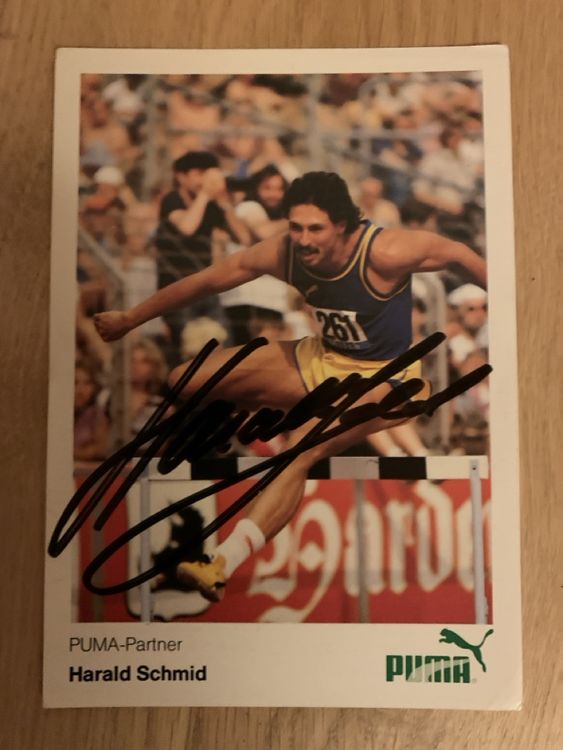 Harald Schmid Leichtathlet 🇩🇪 2x Olympia Bronze (Gebraucht) in ...