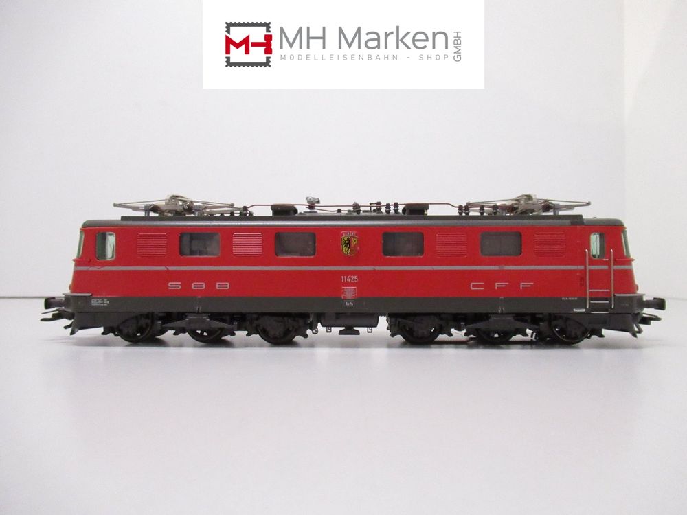 Märklin 3336 E-Lok Ae 6/6 SBB CFF FFS Genf rot Analog AC H0 (Gebraucht ...