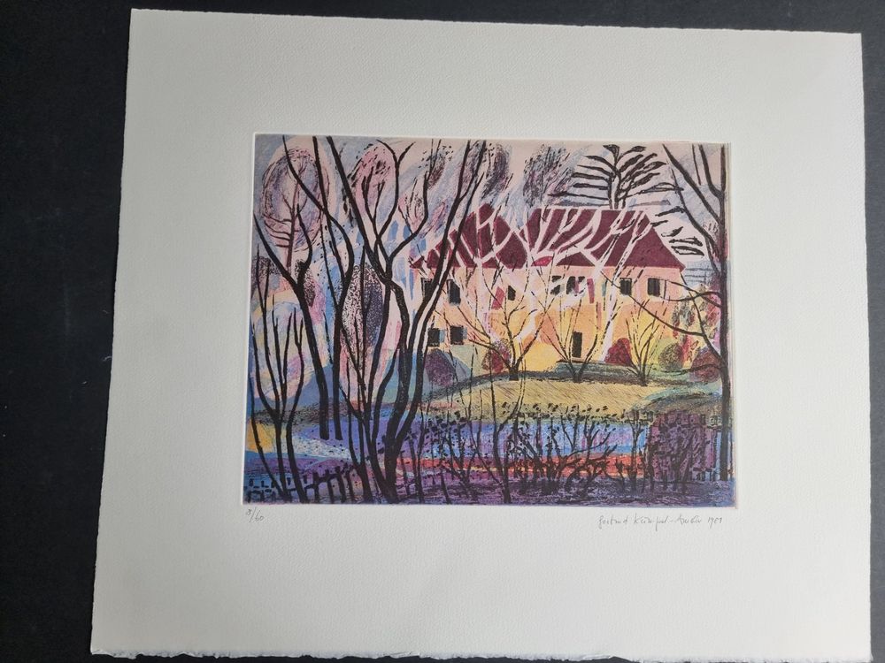 KÜMPEL AMSLER GERTRUD RADIERUNG SIGNIERT NUMMERIERT (Gebraucht) in Gersau für CHF 39 – mit ...