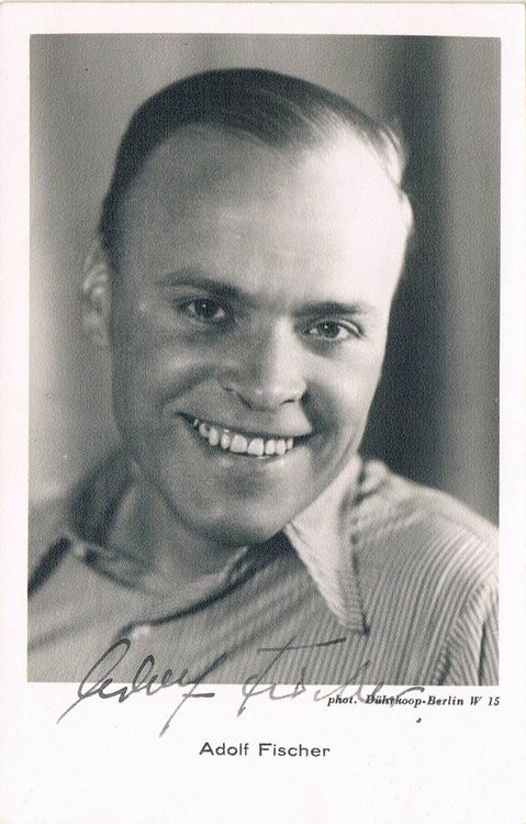 Adolf Fischer 1900-84 Autogramm Vintage Foto 9x14cm (Gebraucht) in ...