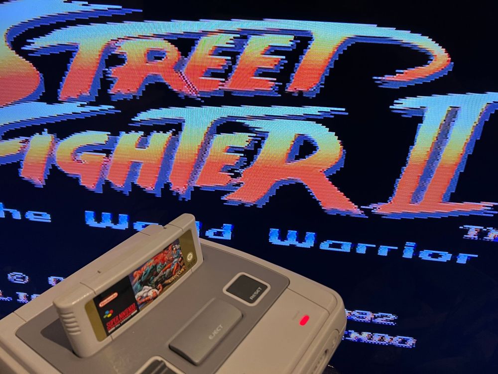 Super Nintendo (SNES) Konsole "Street Fighter II" (OVP) (Gebraucht) in Zürich für CHF 401 – mit ...