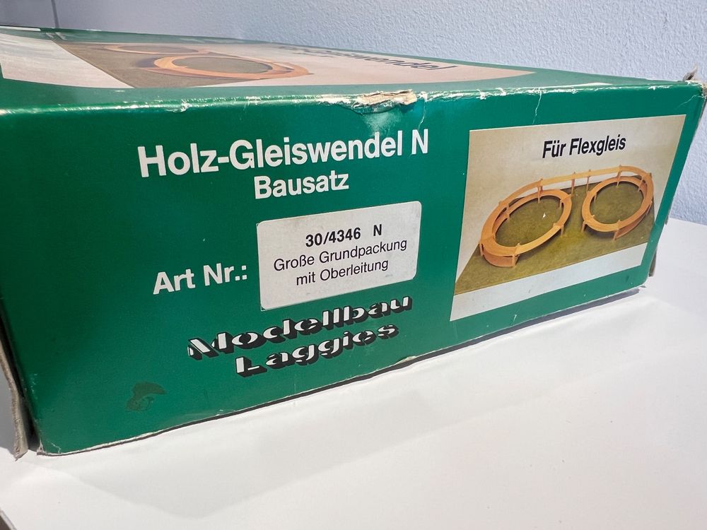 MODELLBAU LAGGIES 30/4346 N Holz-Gleiswendel Bausatz NEU OVP | Kaufen ...