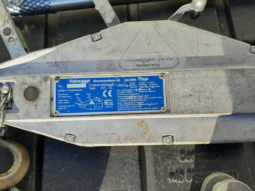 Seilzug Habegger HIT 10 1000kg kompl. | Kaufen auf Ricardo