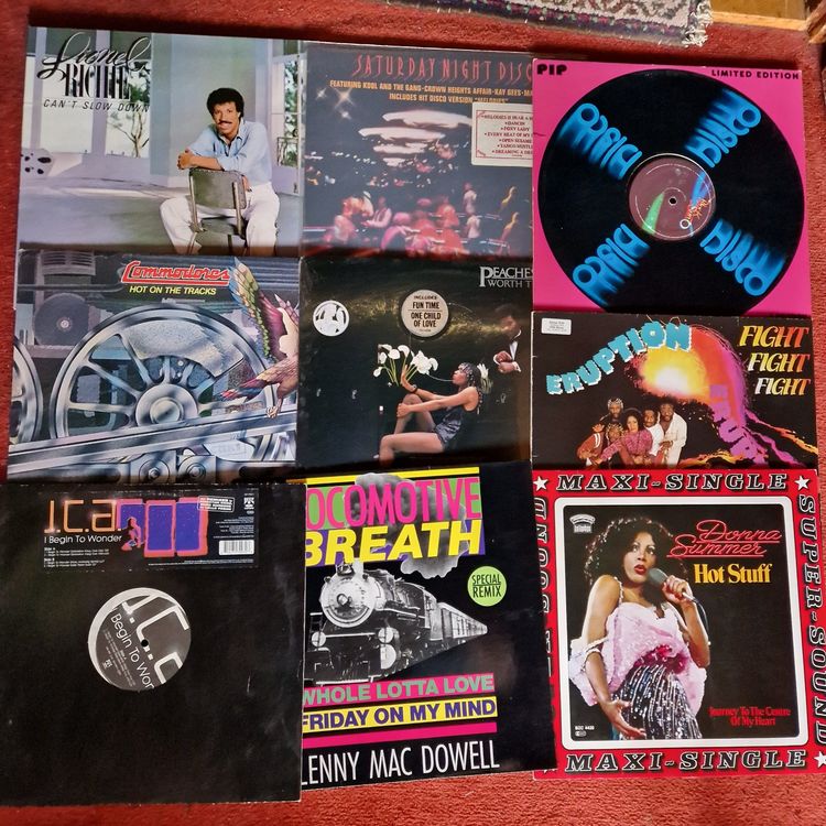 LP Sammlung / 9 Stk. / Disco Rocker, Disco Classics, Funk | Kaufen auf Ricardo