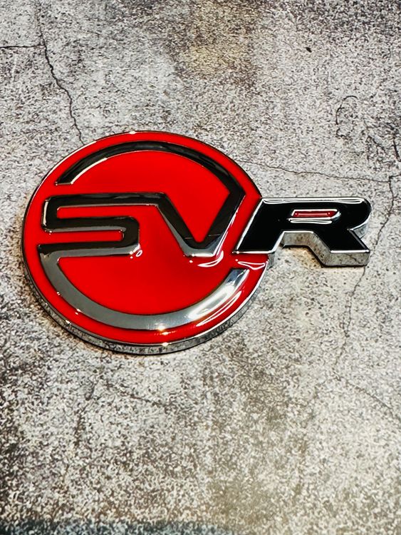 Range Rover SVR Emblem Schriftzug Logo aus Metall NEU (Neu und ...