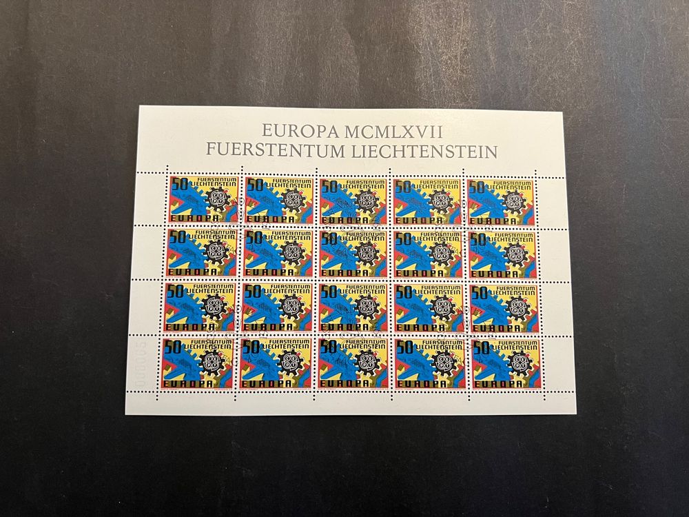 Liechtenstein Kleinbogen 1967 Ersttag (154) | Kaufen auf Ricardo