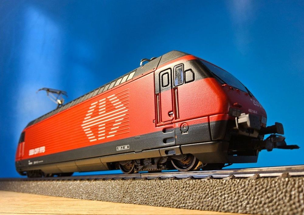 Märklin 5 teiliger SBB Schnellzug mit Polmengo Re460 digital | Acheter ...