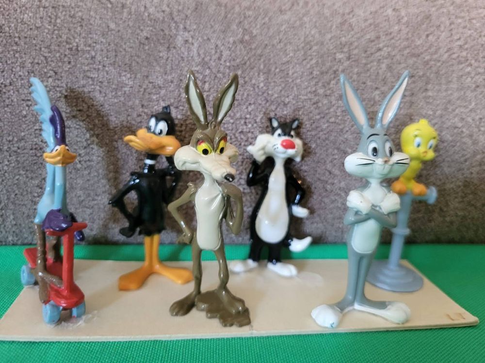 6x Vintage 1988 Looney Tunes All Stars Die Cast Metal Figure (Gebraucht ...