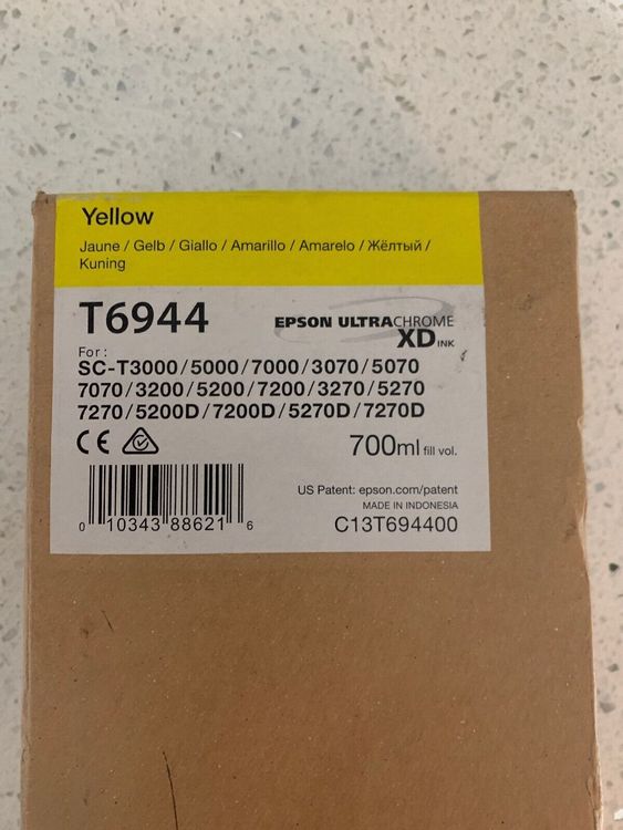 Epson SureColor SC-T3000/T5000/T7000 yellow Patrone, T6944 (Neu und ...