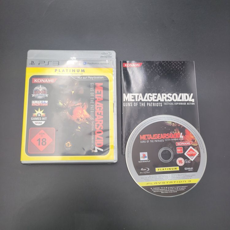 Metal Gear Solid 4 PS3 | Kaufen auf Ricardo
