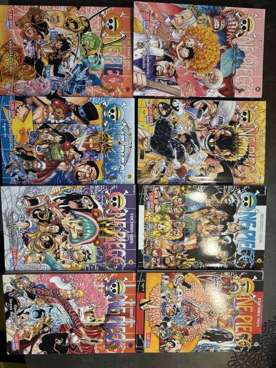 One Piece Manga Sammlung, Band 73-80, Top Zustand! (Neu (gemäss ...