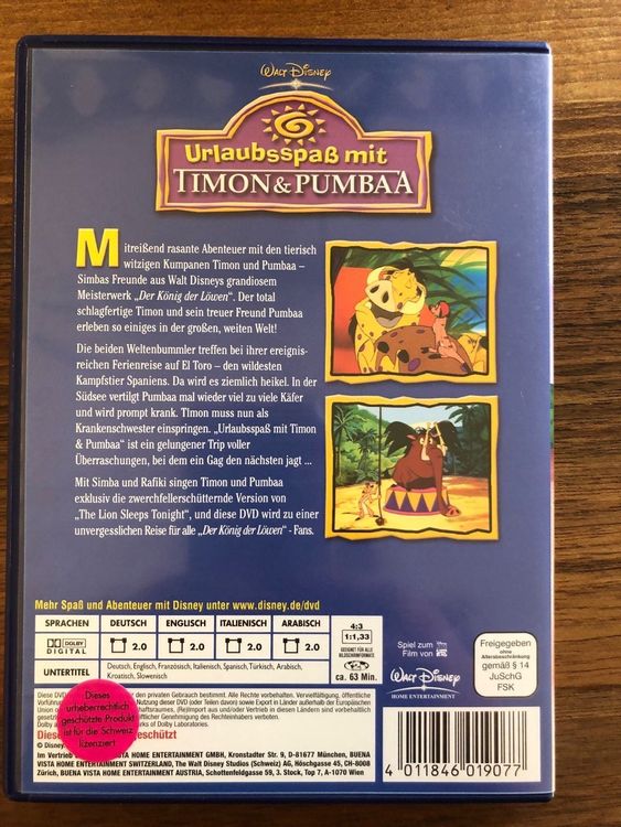 DVD Timon & Pumbaa | Kaufen auf Ricardo