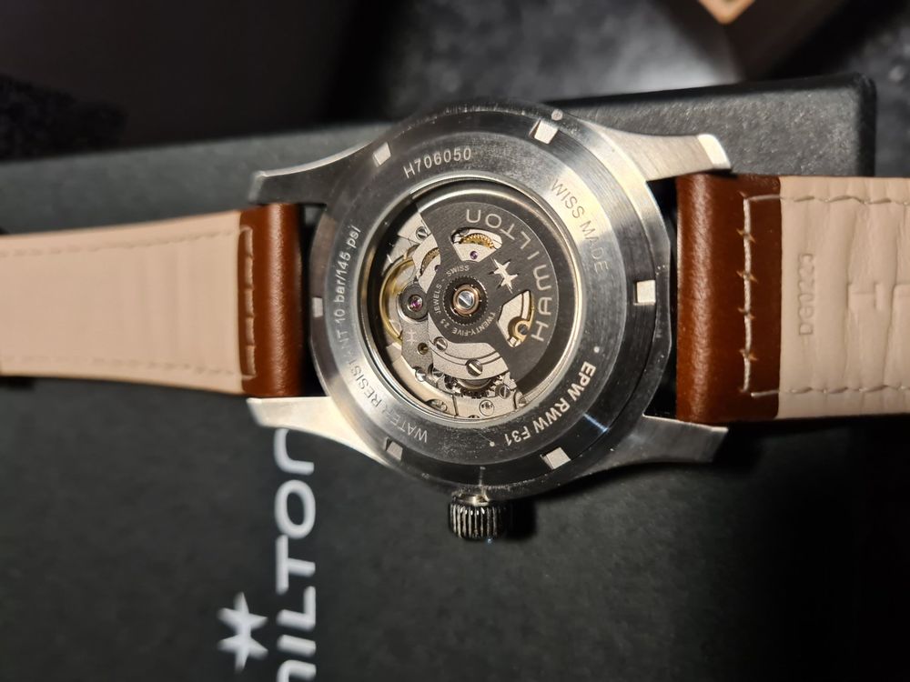 HAMILTON KHAKI FIELD AUTOMATIK DATE 42MM 100 METER AB FR.1 (Neu (gemäss ...