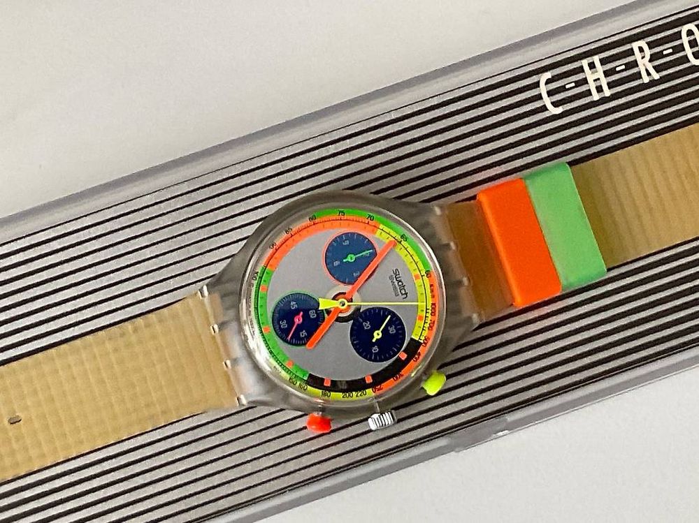 Swatch Chrono Jelly Stag SCK104 neu (Neu und originalverpackt) in ...