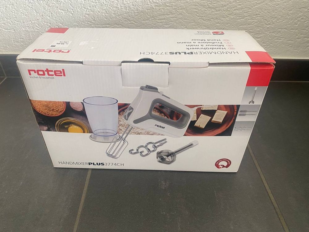 Elektrischer Handmixer: Rotel Handmixer PLUS3774CH (Neu und ...