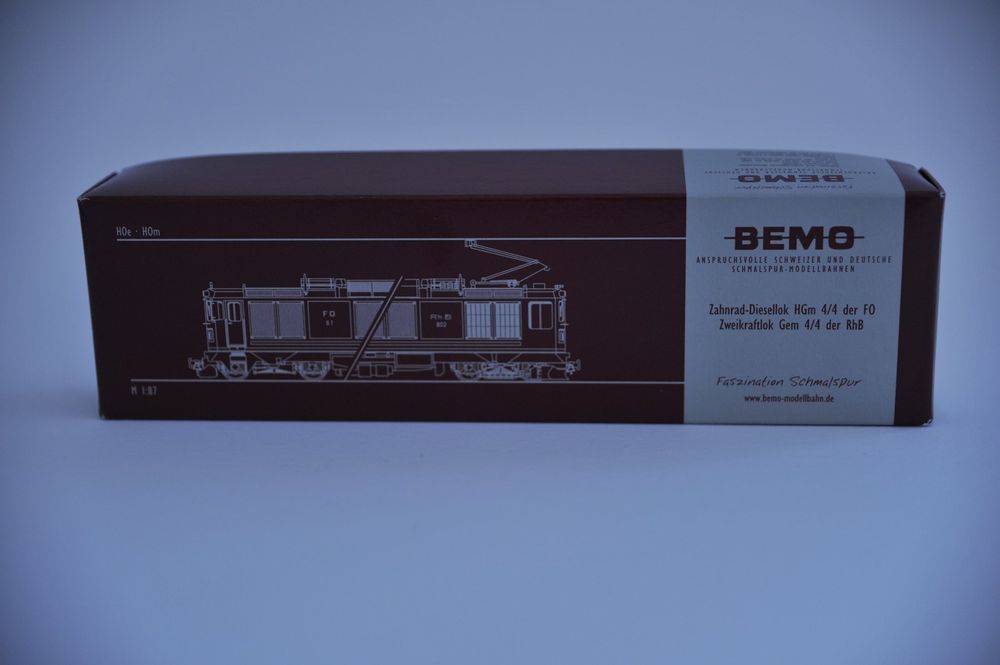 BEMO 1267 122 RhB Gem 4/4 802 Zweikraftlok modernisiert | Kaufen auf Ricardo