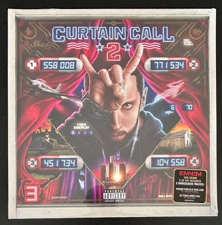EMINEM „Curtain Call“ VINYL 2LP 50 CENT BRUNO MARS RHIANNA (Neu und ...