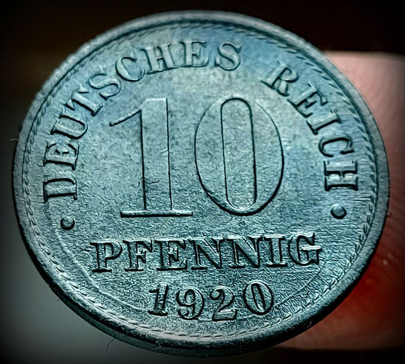 DEUTSCHLAND 10 PFENNIG 1920 (Gebraucht) in Winterthur für CHF 1 – mit ...