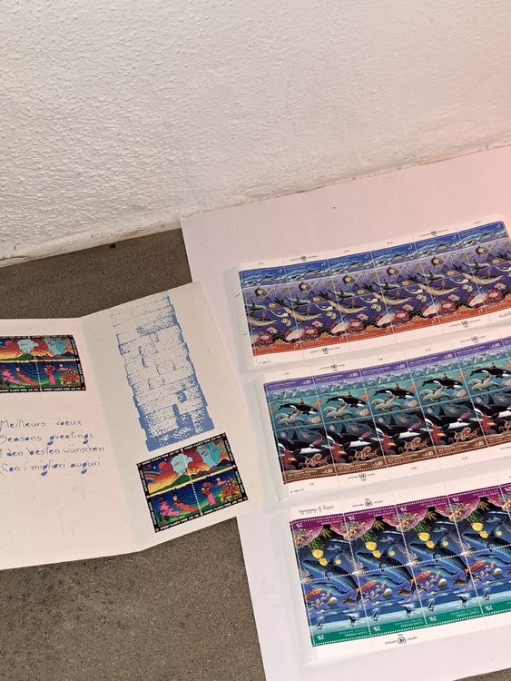 Seltene Briefmarken Sammlung der Vereinten Nationen 1992! (Neu (gemäss ...