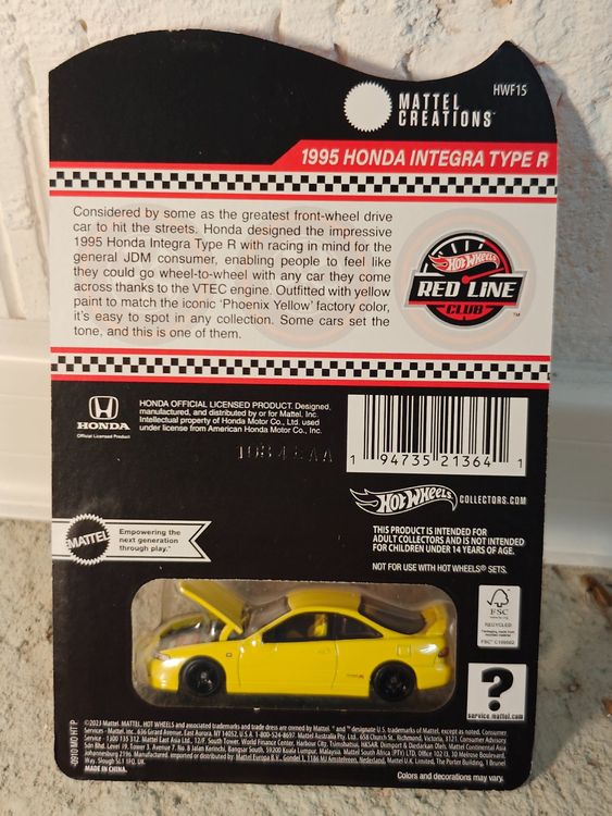 Hot Wheels 1995 Honda Integra Type R Red Line | Kaufen auf Ricardo