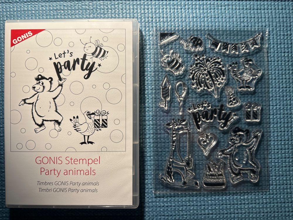 Gonis Silikonstempel Party animals (Neu und originalverpackt) in Neuenegg für CHF 15 – mit ...