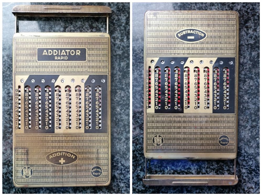 VINTAGE - ADDIATOR💥 mechanischer Rechner - RAR (Gebraucht) in ...