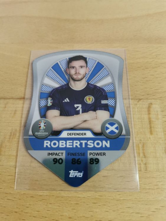 Topps Euro 2024 Match Attax - Chrome Shield Robertson SC 7 | Kaufen auf ...