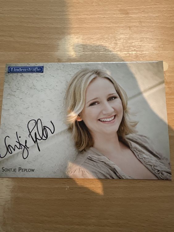 Sonntje Peplow original Autogrammkarte signiert (Neu (gemäss ...