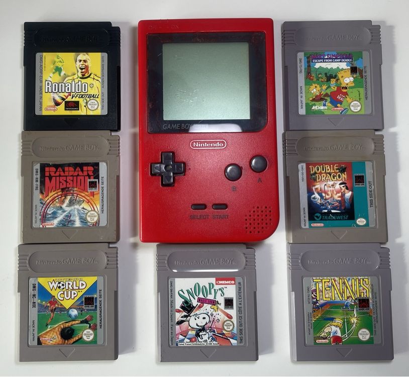 Nintendo Gameboy Pocket Rot mit 7 Games (Gebraucht) in Kreuzlingen für ...