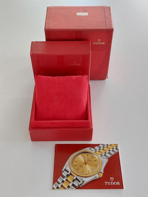 Tudor Box 91.00.08 rot Zustand: Akzeptabel bis gut - VINTAGE | Kaufen ...