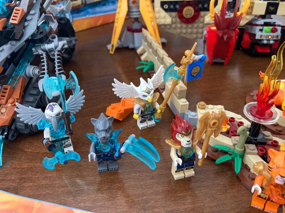 Lego Chima Flying Phoenix Fire Temple 70146 Figuren Box OVP | Kaufen ...