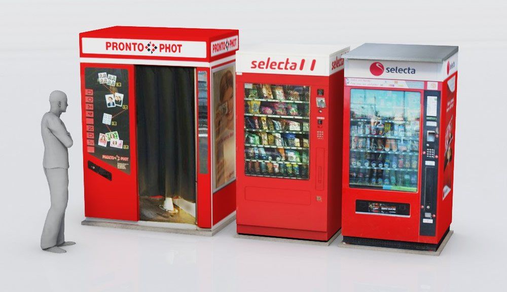 Liliput 937009, 3-teiliges Automaten-Set "Selecta-Automaten" (Neu und ...