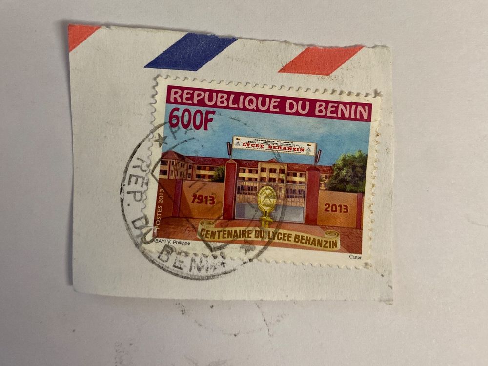 République du Bénin - timbre rare Lycée Behanzin! | Kaufen auf Ricardo