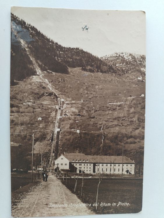 Piotta, Kraftwerk Ritom, Implanto idroelettrico, 1922 (Gebraucht) in ...