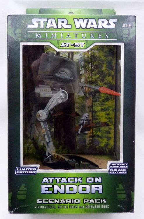 STAR WARS AT-ST ATTACK ENDOR SCENARIO PACK LIMITED EDITION (Neu (gemäss ...
