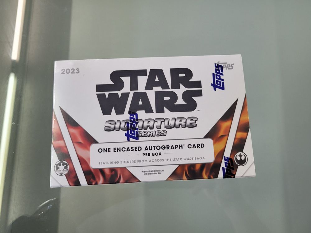 Star Wars Topps Signature Series Hobby Box / 1 Autogramm | Kaufen auf ...