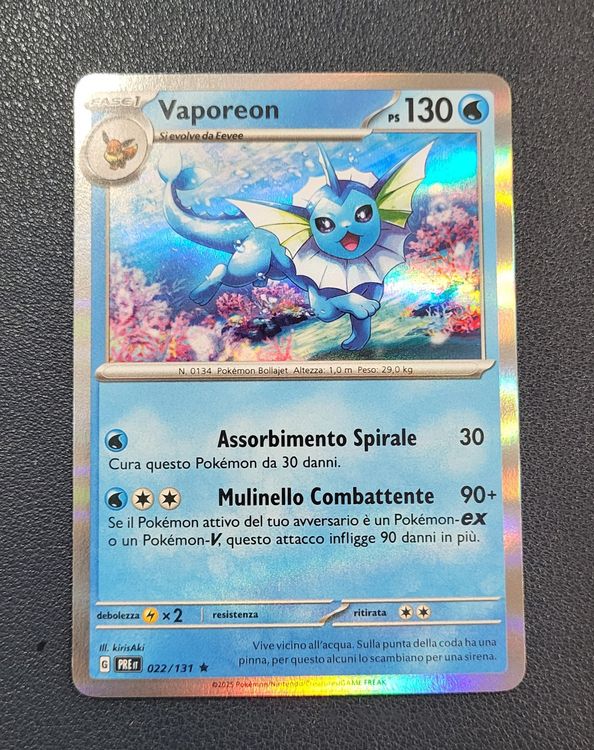 Pokemon 022/131 Vaporeon Holo IT (Usato) a Lugano per CHF 1 – con ...