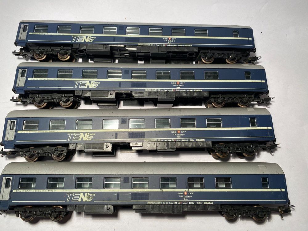 Lima 4x TEN SBB blau Schlafwagen, DC Achsen | Kaufen auf Ricardo