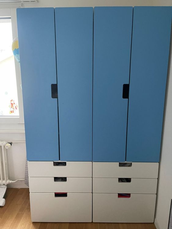 Kinder Schrank IKEA STUVA blau (Gebraucht) in für CHF 60 – nur Abholung ...