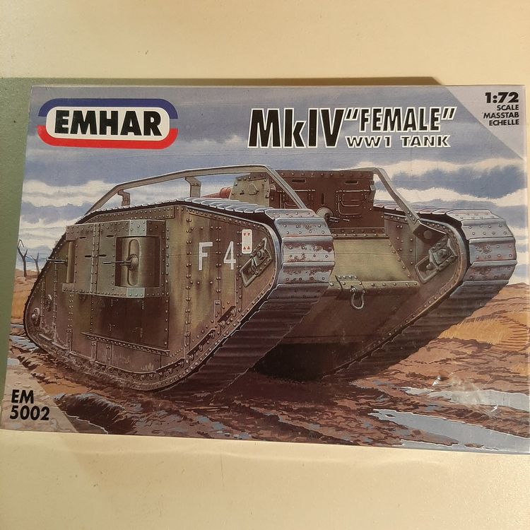 792 ... MK IV Female WW I Tank ... Emhar 5002 (Neu und originalverpackt ...