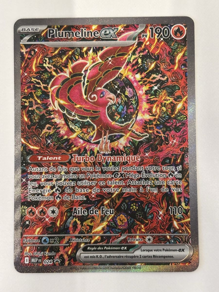 Carte Pokémon PLUMELINE EX PROMO mep 024 fr (Neuf (Voir description)) à ...