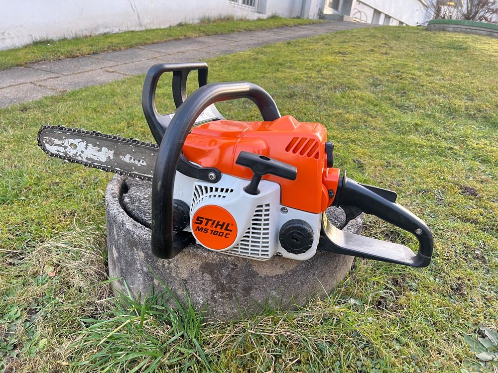 Motorsäge STIHL MS 180 C- BE, Schwert 35cm, im Gutem Zustand | Acheter ...