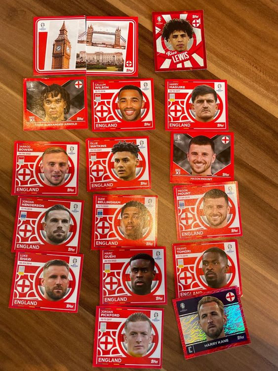 Topps Euro 2024 England | Kaufen auf Ricardo