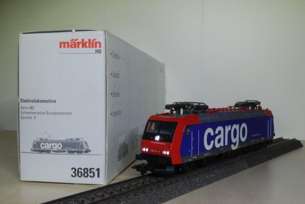Märklin 36851 SBB/CFF Re 482 Cargo ESU MFX V5 digital OVP (Neu (gemäss ...