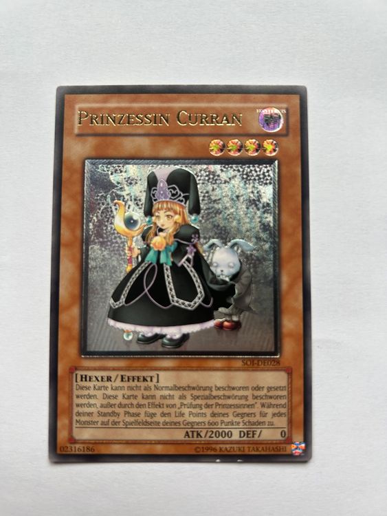 Yugioh Prinzessin Curran SOI ULTIMATE RARE (Gebraucht) in Basel für CHF ...