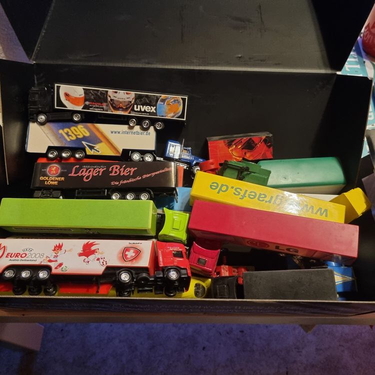 Kiste voll Model/Spielzeug LKW (Gebraucht) in Heimiswil für CHF 5 – mit ...