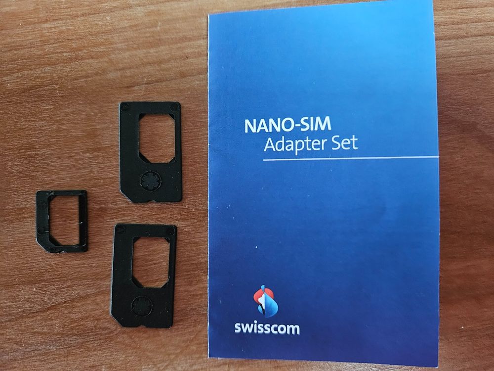 Nano SIM Adapter Set Swisscom (Gebraucht) in Hildisrieden für CHF 1 ...