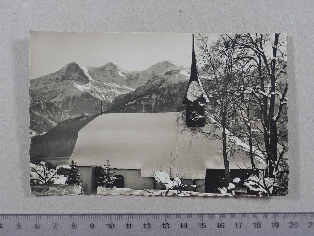 Beatenberg, Evangelische Kirche, Eiger, Mönch, Jungfrau (Gebraucht) in Lenzburg für CHF 3 – mit ...