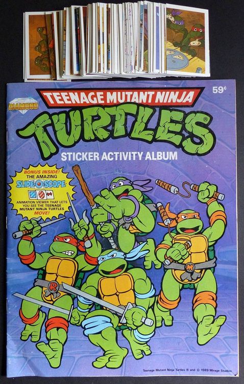 1989 TMNT STICKER ALBUM COMPLETE SET (Gebraucht) in Lugano für CHF 99.9 ...