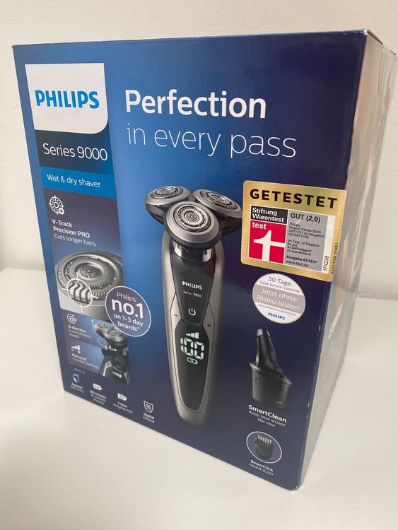 Philips Series 9000 Elektrischer Nass- und Trockenrasierer (Neu und ...